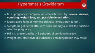 Hyperemesis gravidarum. Nursing | PPTX