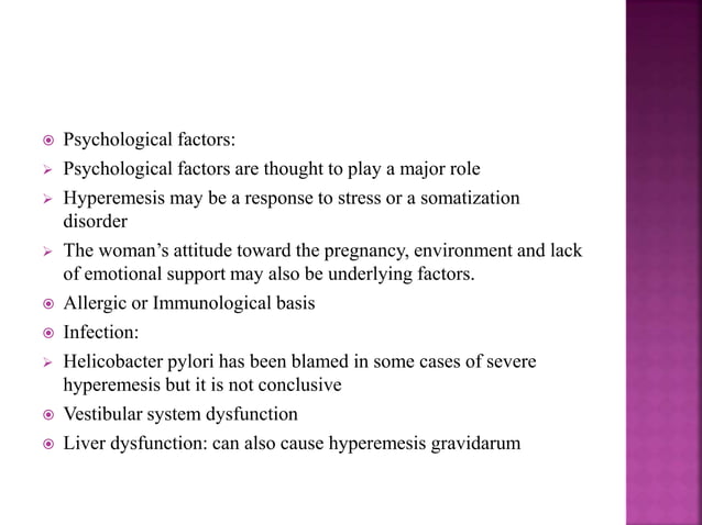 Hyperemesis gravidarum | PPTX | Pregnancy | Reproductive Health