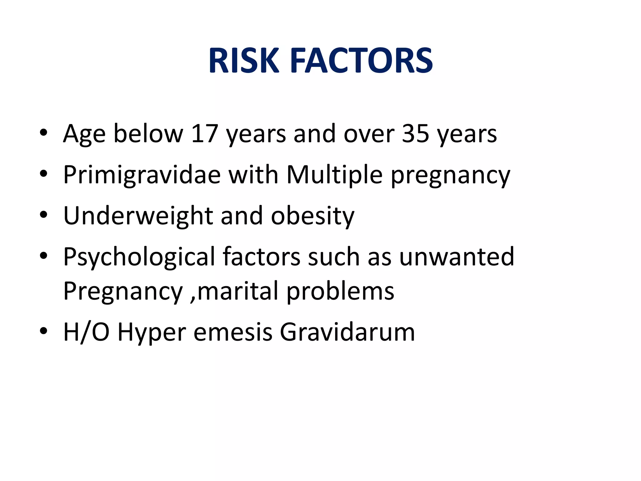 Hyperemesis Gravidarum - Disorder of Pregnancy | PPTX