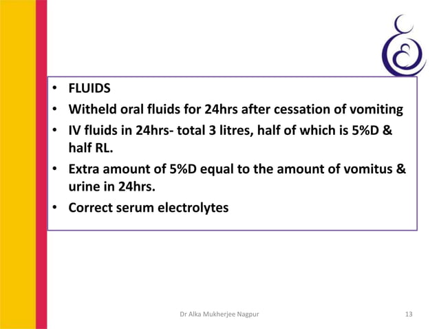Hyperemesis Gravidarum by Dr Alka Mukherjee Dr Apurva Mukherjee | PPT