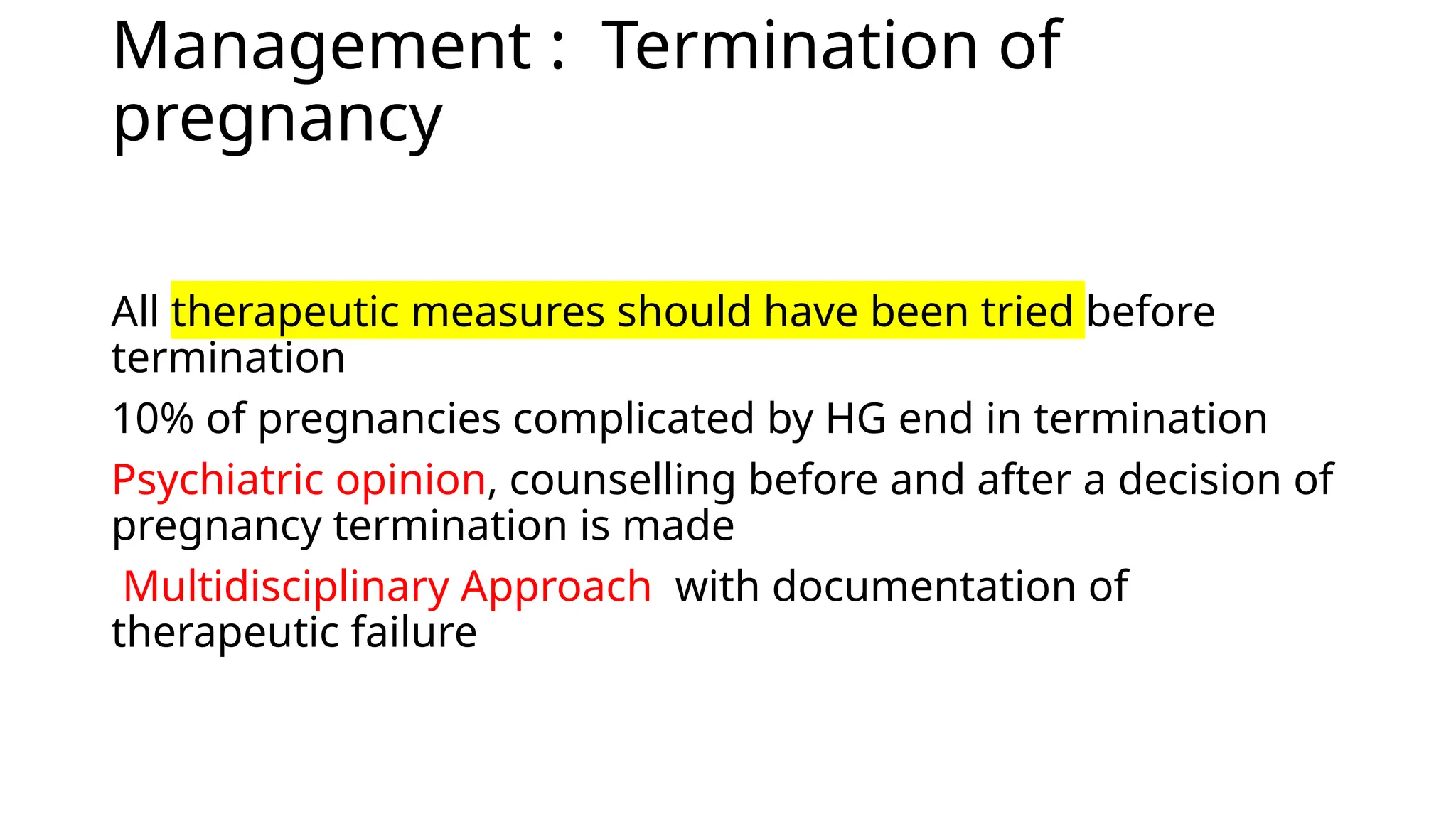 Management of Hyperemesis gravidarum in Pregnancy | PPTX