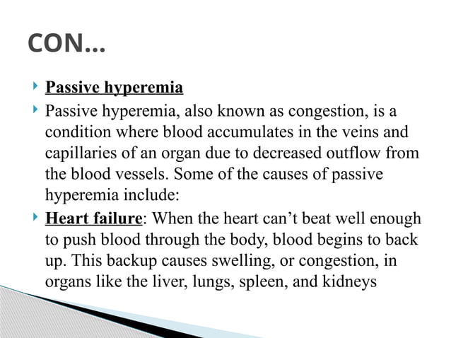 Hyperemia and Congestion.pptx ............ | PPTX