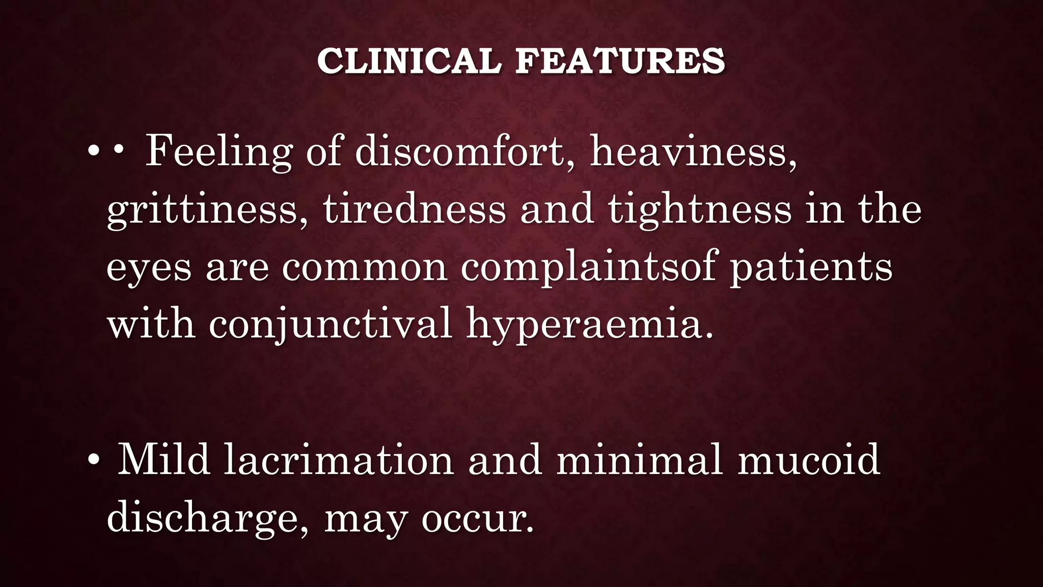 Hyperemia of conjuctiva.pptx | Eye and Vision Conditions | Diseases and ...