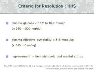 Hyperglycemic emergency | PDF