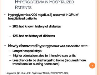Hyperglycemia in ccm | PPTX