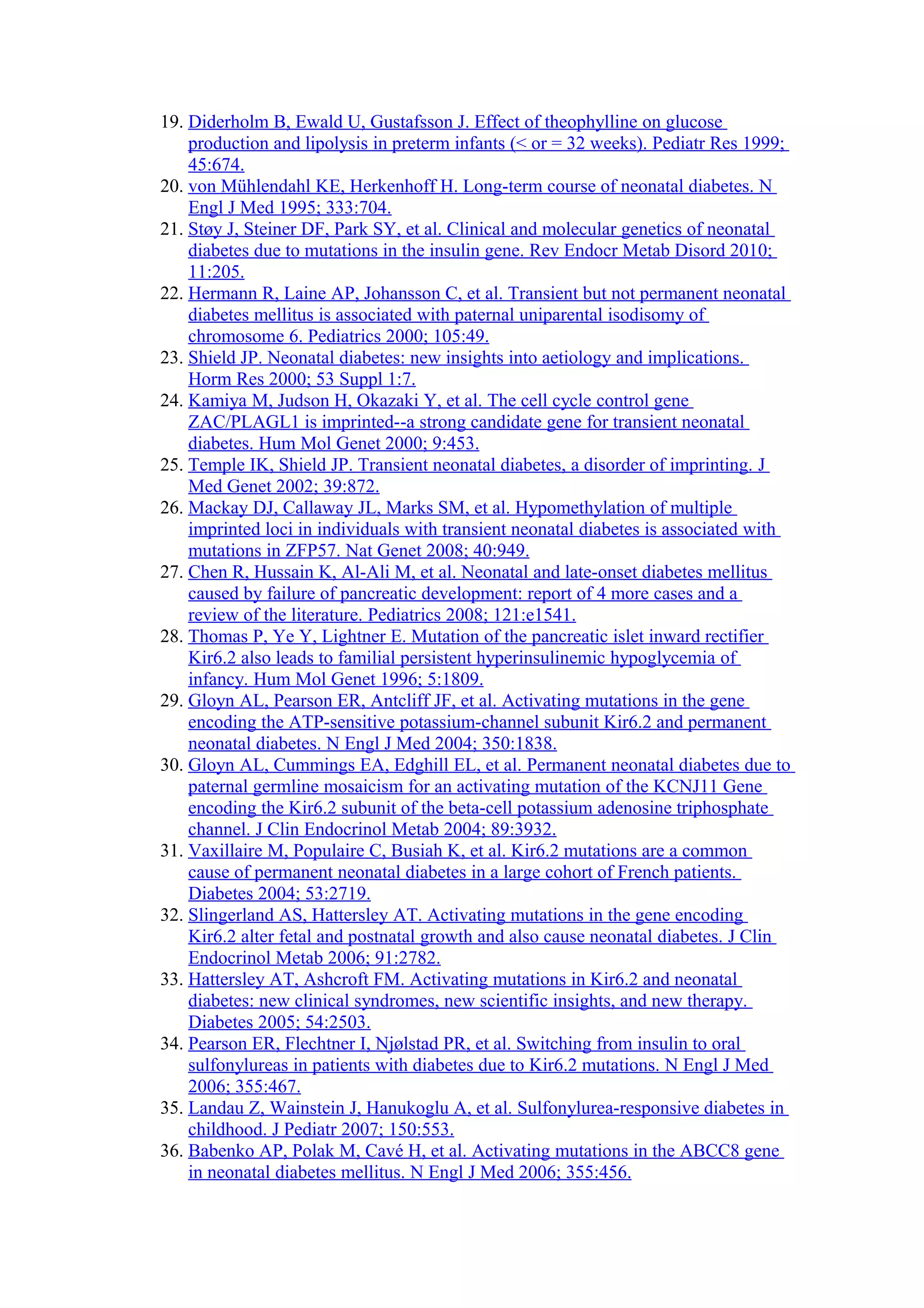 Hyperglycemia neonatal | DOC
