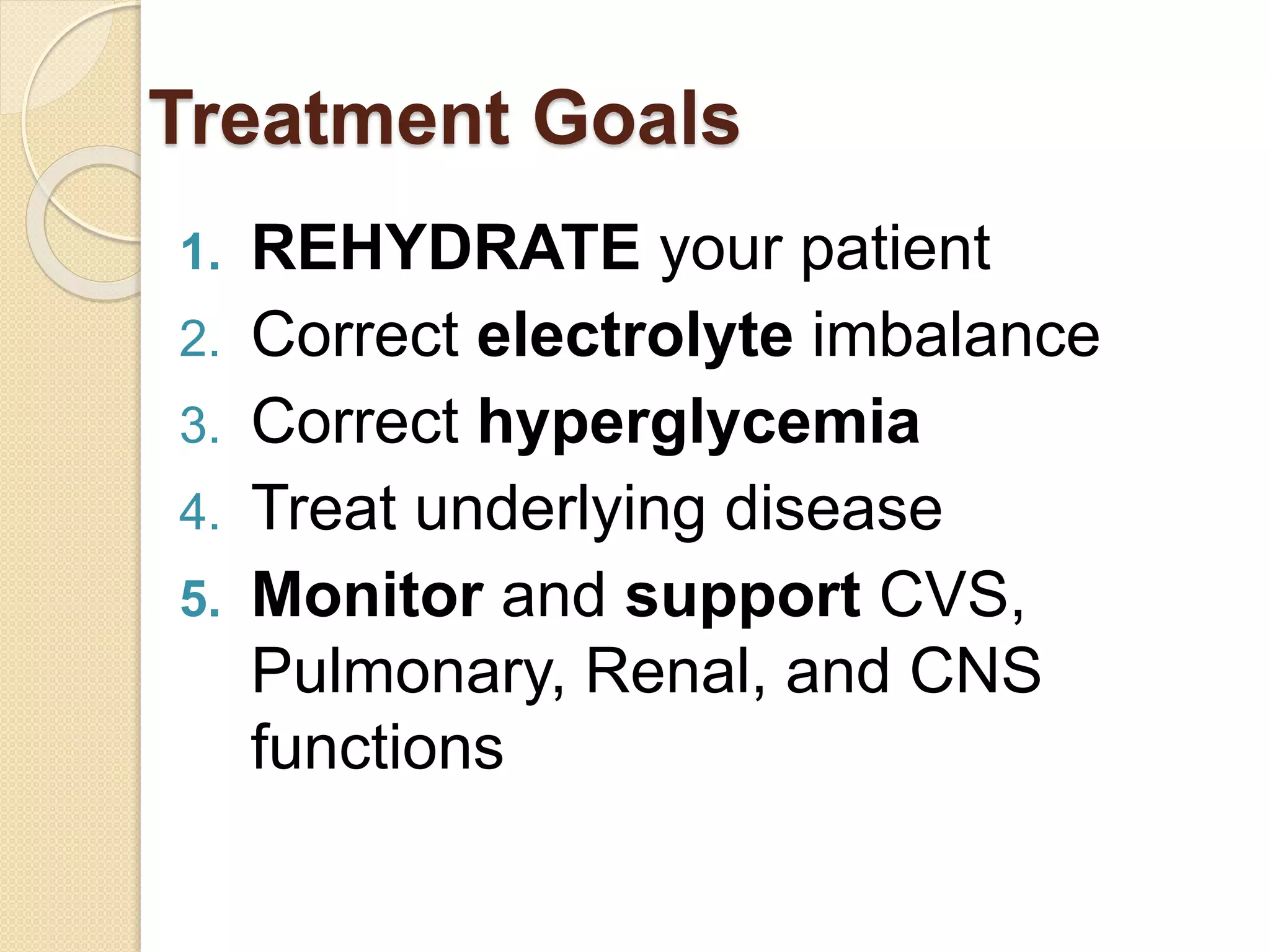 Hyperglycemic hyperosmolar state hhs | PPTX