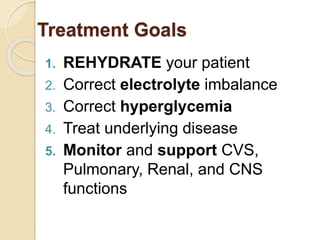 Hyperglycemic hyperosmolar state hhs | PPTX