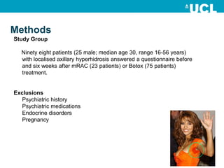 Hyperhidrosiss and retrodermal axillary curettage | PPT