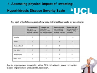 Hyperhidrosis and retrodermal axillary curettage | PPT