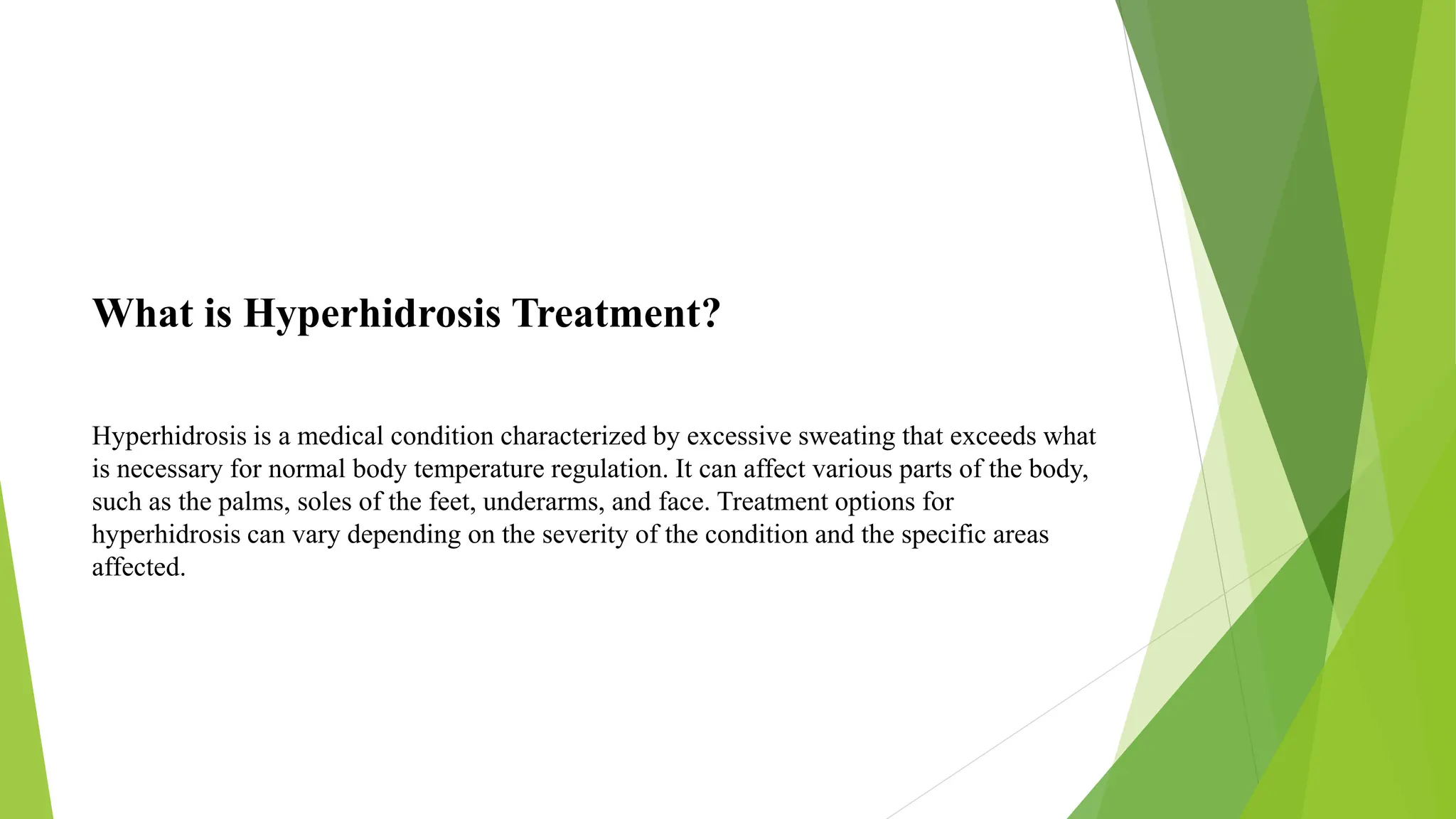 Hyperhidrosis Treatment Marketppt.pptx | Deodorant and Antiperspirant ...