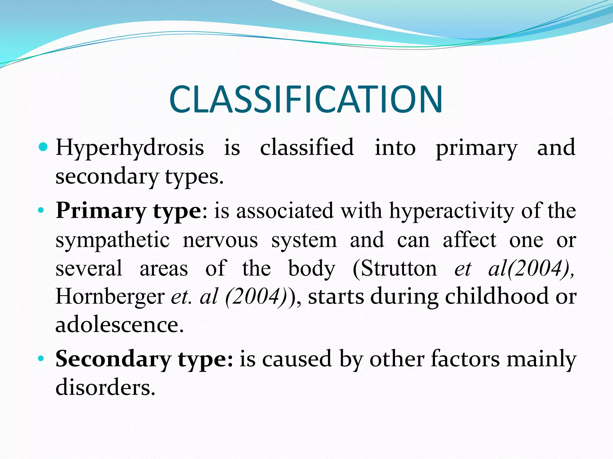 Hyperhydrosis | PPTX