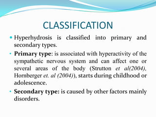 Hyperhydrosis | PPT