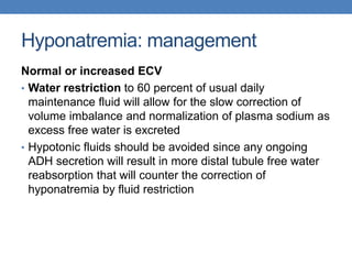 Hypernatrimia hyponatrimia | PPT