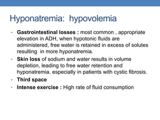Hypernatrimia hyponatrimia | PPT