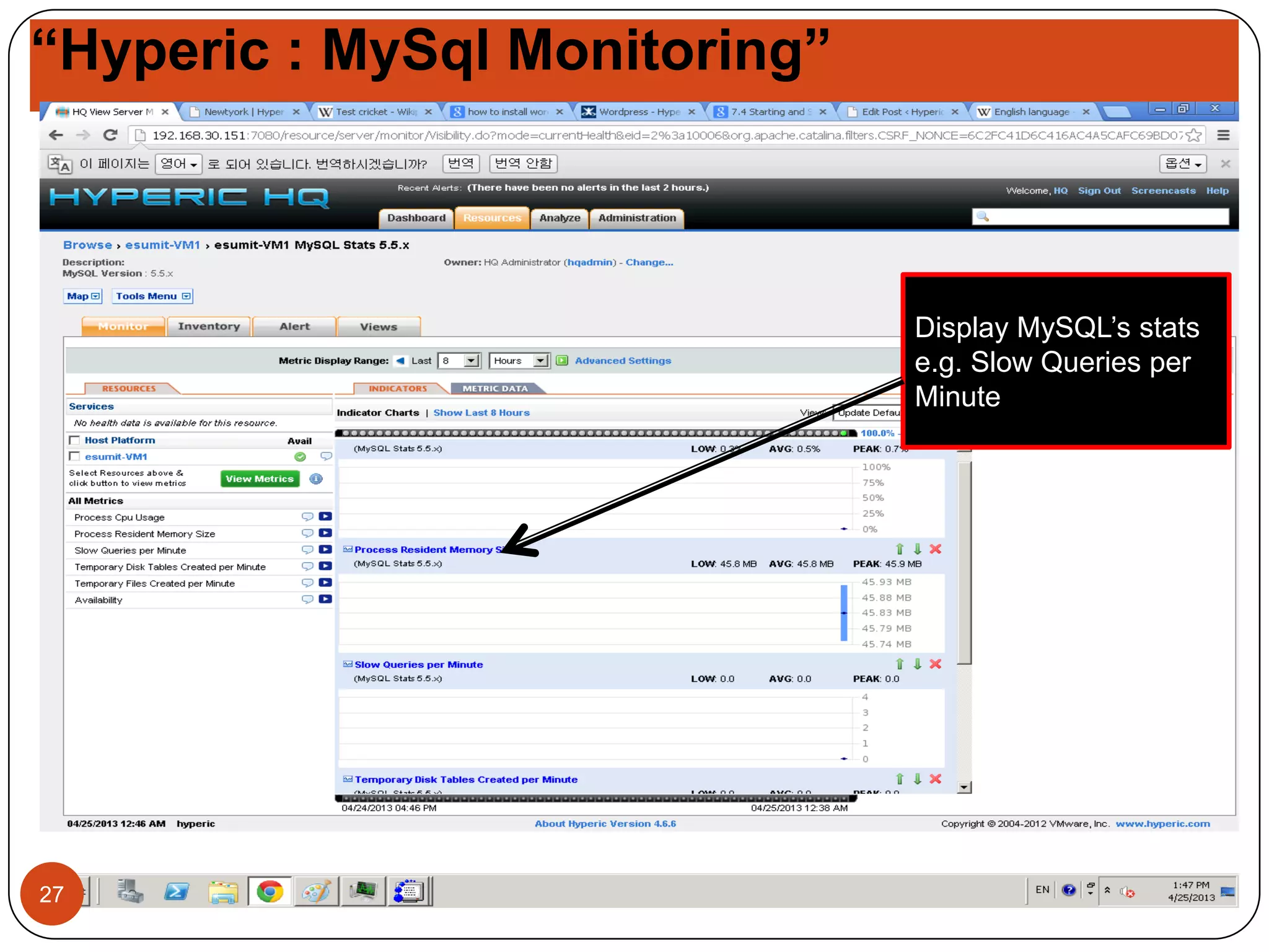 Hyperic HQ for Cloud Infrastructure Monitoring | PPT