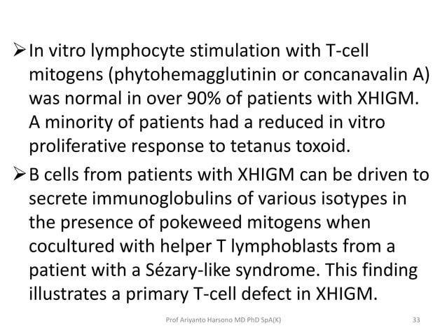 Hyper IgM Syndrome | PPTX | Infectious Diseases | Diseases and Conditions