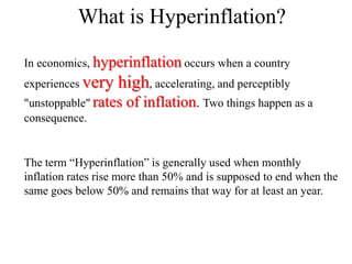 Hyperinflation | PPTX
