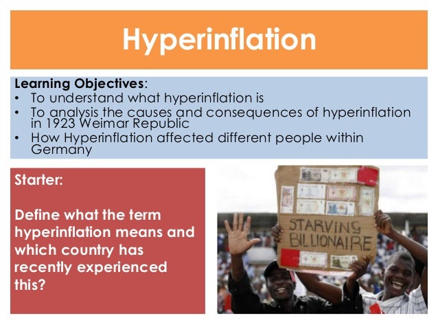 Hyperinflation Definition Causes Effects Examples