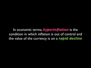 Hyperinflation | ZIP