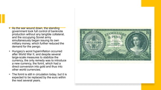 Hyperinflation and its effect on different world economies | PPTX