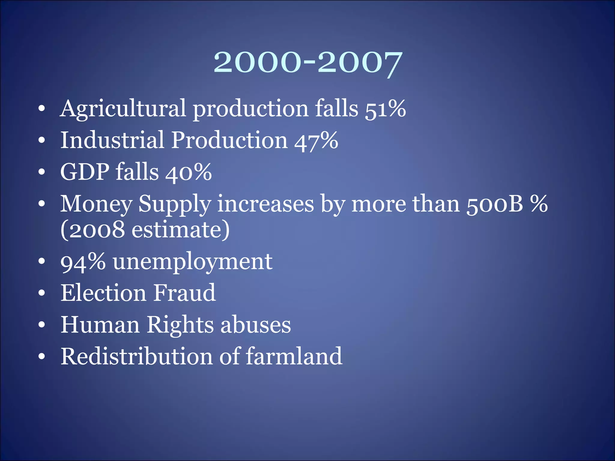 Hyperinflation in zimbabwe | PPT