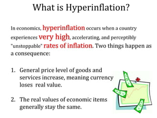 Hyperinflation in zimbabwe | PPTX