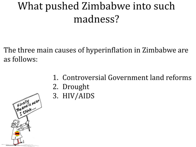 Hyperinflation in zimbabwe | PPTX | Currencies | Economy
