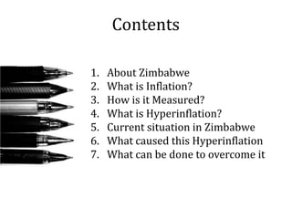 Hyperinflation in zimbabwe | PPTX