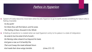Hyperion the fragment and dreamy visions | PPT