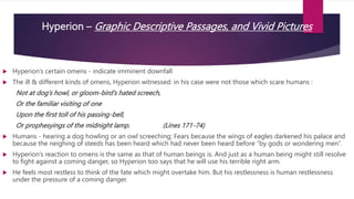 Hyperion the fragment and dreamy visions | PPT