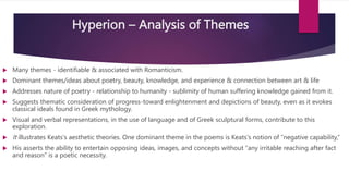 Hyperion the fragment and dreamy visions | PPT