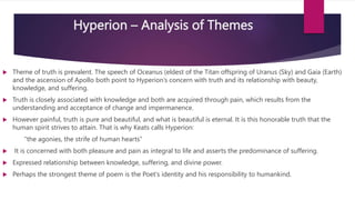 Hyperion the fragment and dreamy visions | PPT