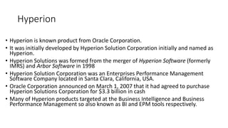 Hyperion day 1 | PPT