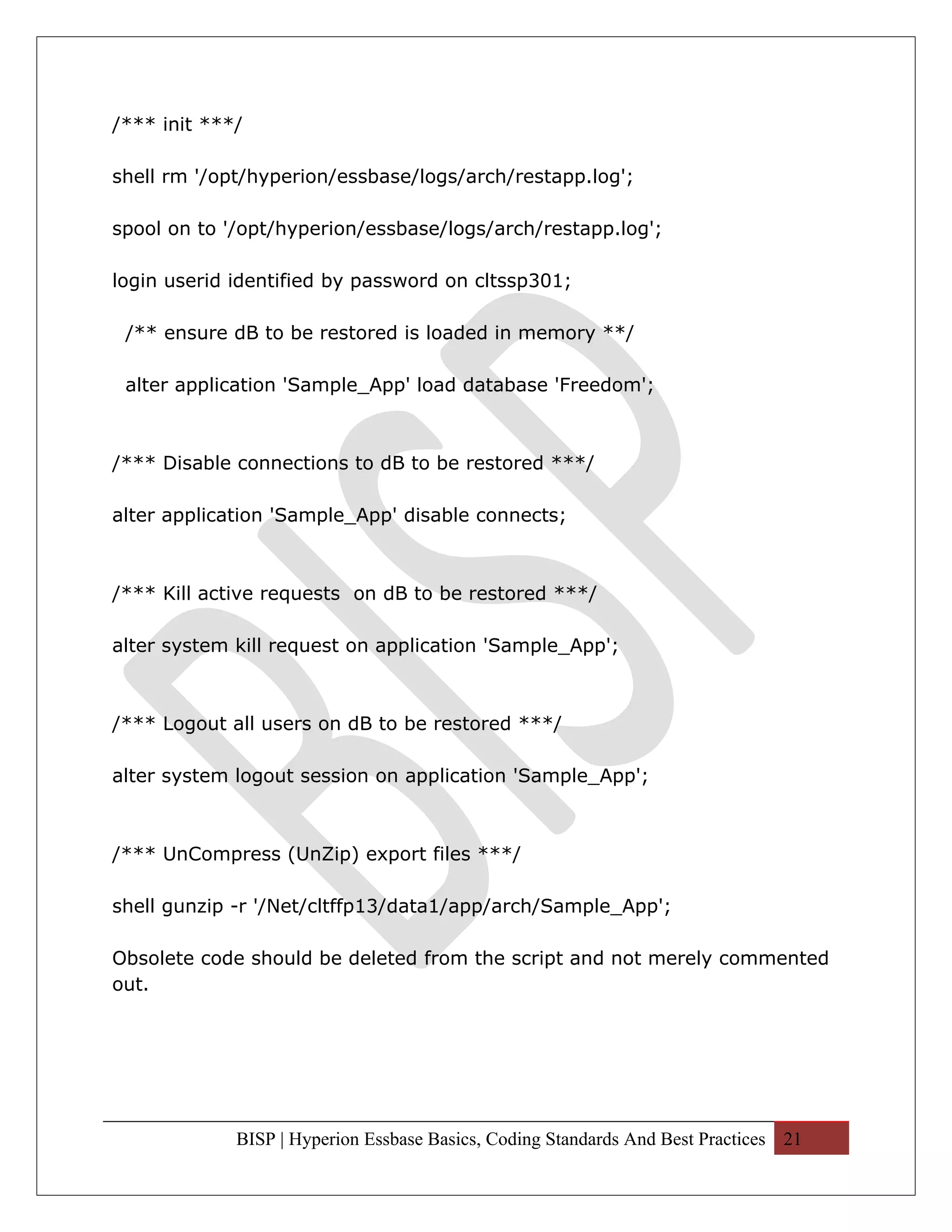 Hyperion essbase basics | DOC