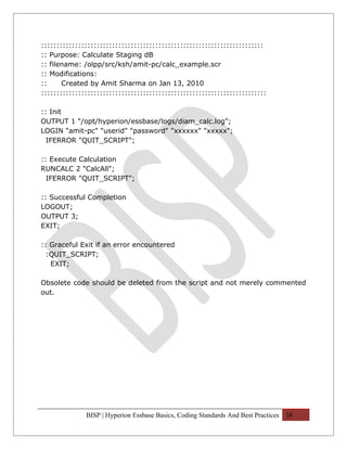 Hyperion essbase basics | DOC