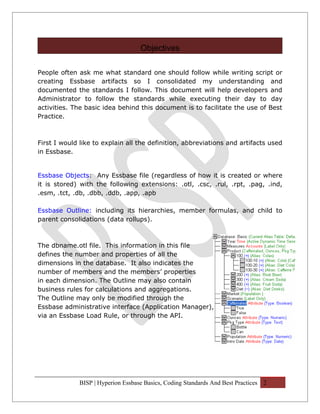 Hyperion essbase basics | DOC