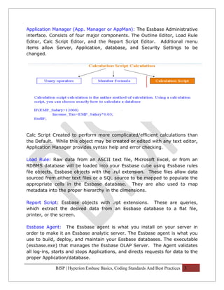 Hyperion essbase basics | DOC