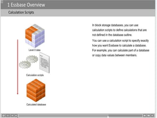 Hyperion essbase basics | PPTX | Databases | Computer Software and Applications