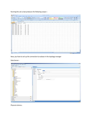 Hyperion Essbase integration with ODI | DOCX