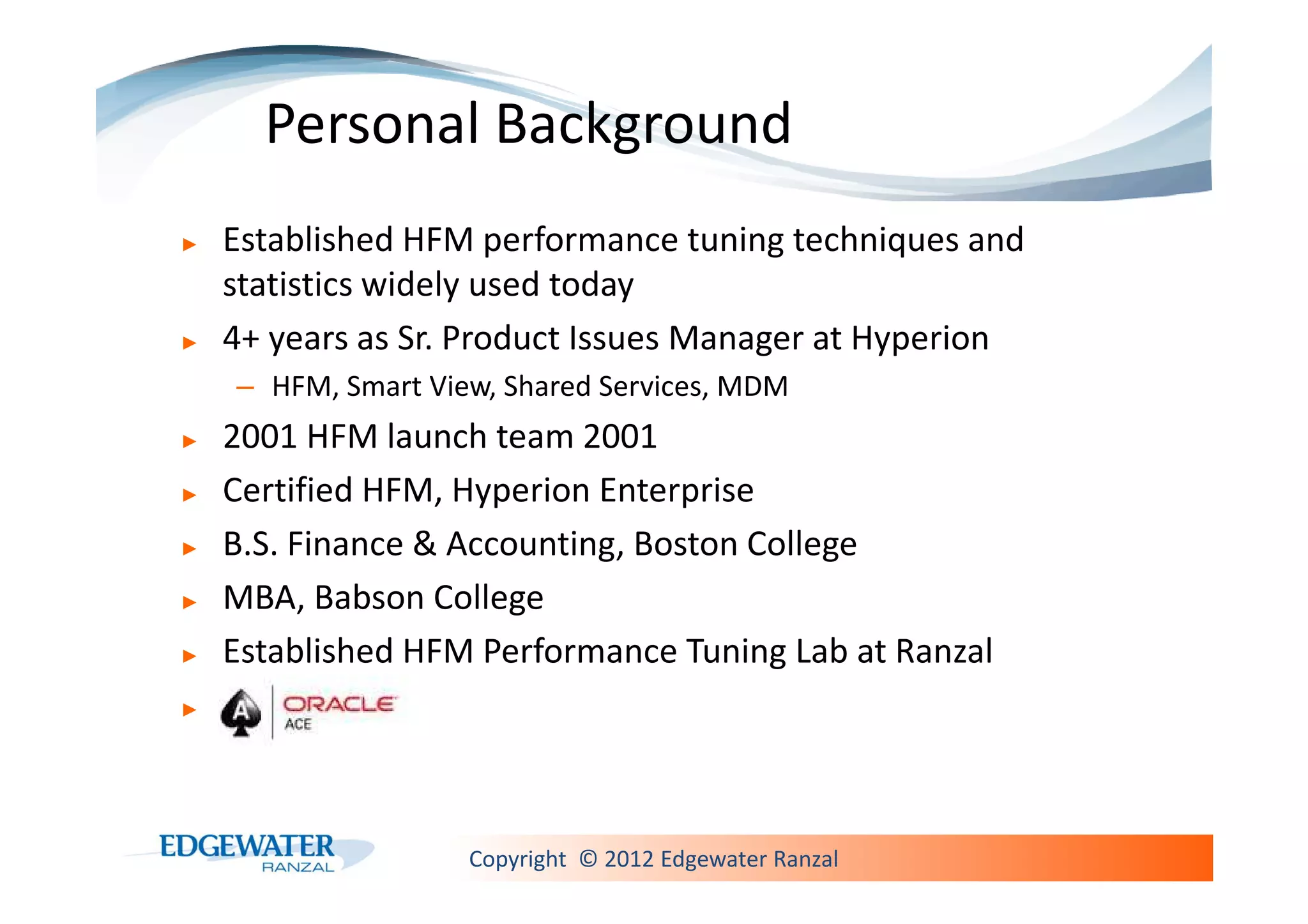 Hyperion Financial Management Application Design for Performance | PDF