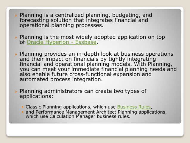 Hyperion planning - Ravi Kurakula | PPTX
