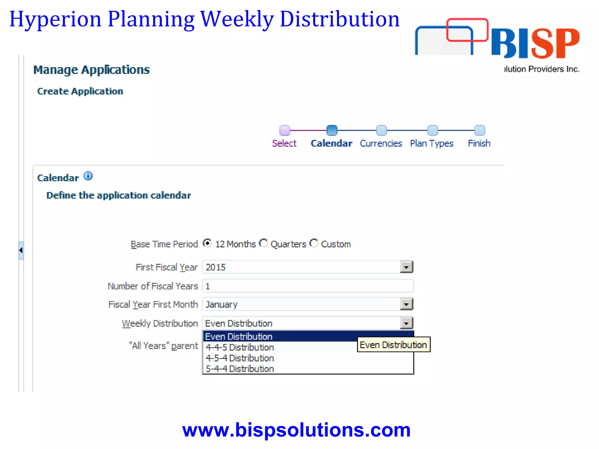 Hyperion planning weekly distribution | PPT