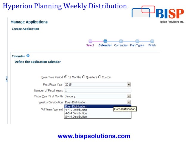 Hyperion planning weekly distribution | PPT