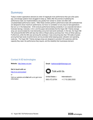 ISE 730 flash enabled Hybrid Storage Array, 60,000 IOPS @ full capacity | PDF