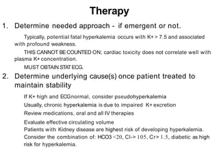 Approach to Hyperkaliemia | PPTX