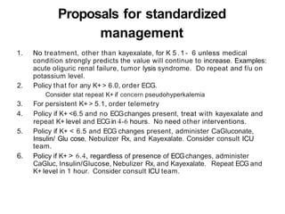 Approach to Hyperkaliemia | PPTX