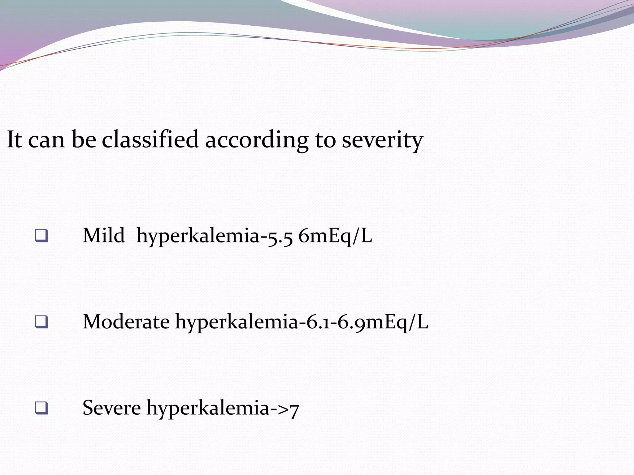 Hyperkalemia | PPTX