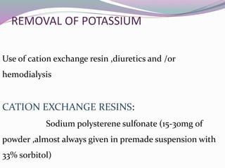 Hyperkalemia | PPTX