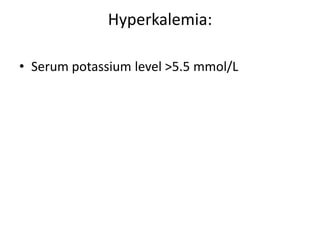 Hyperkalemia | PPTX
